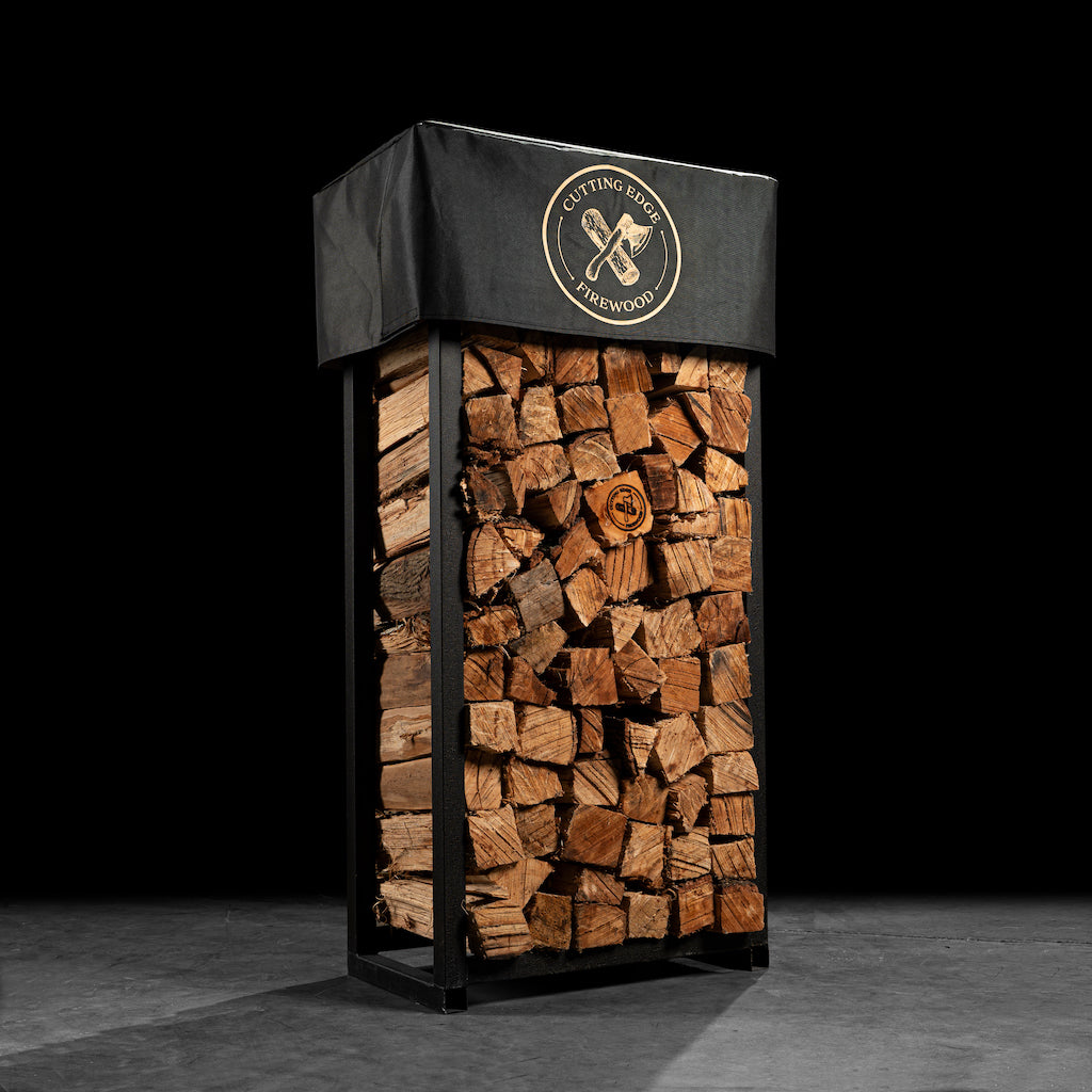 Artisanal Hickory Firewood Rack | Cutting Edge Firewood