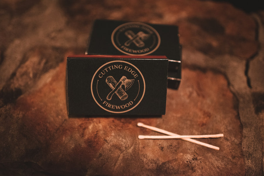 High Gloss Black Cigar Matches | Cutting Edge Firewood