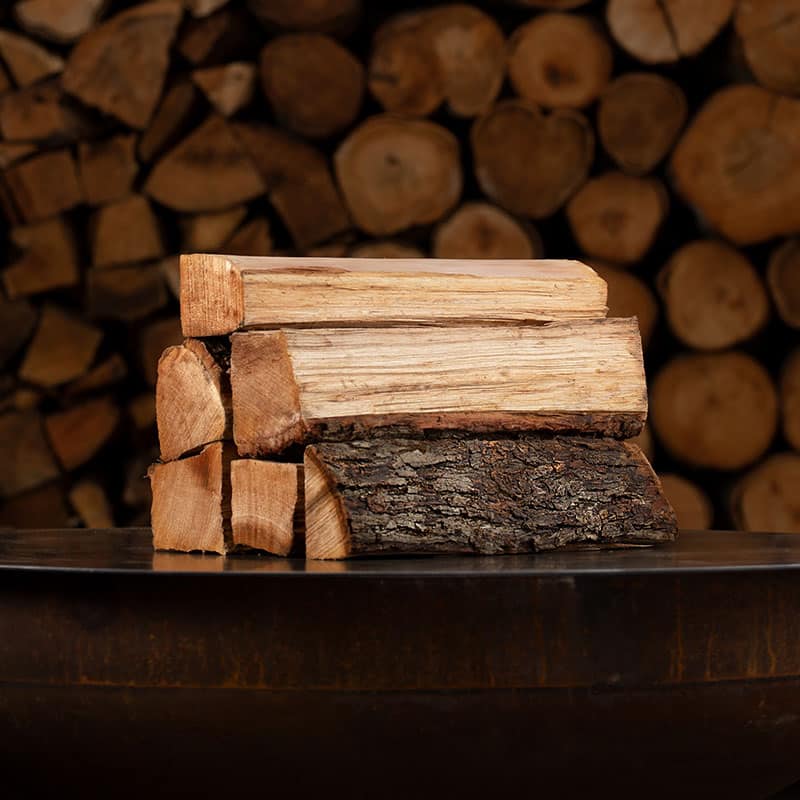 Artisanal Hickory Firewood Rack | Cutting Edge Firewood